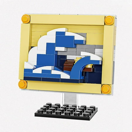 Pixel Art Famous Paintings Building Blocks Creative Mini Starry Night ...