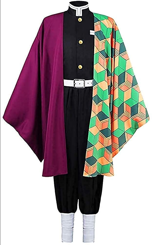 Cosplay Life Giyu Tomioka Cosplay Costume – Anime Demon Slayer Kimetsu ...