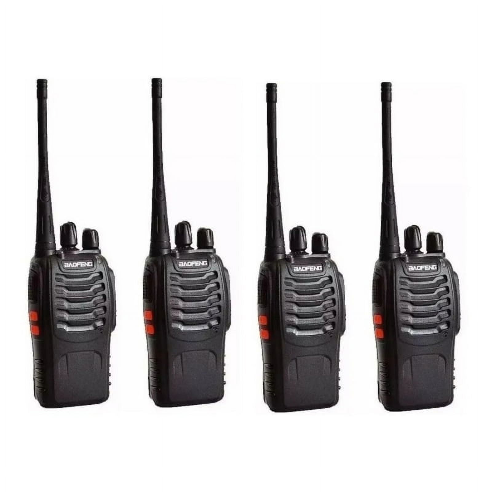Paquete de 4 transmisores de radio Walkie Talkie Baofeng BF-888S ...