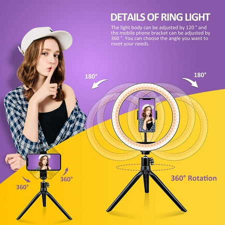 Harmonic Ring Light Kit:18"/48cm Outer 55W 5500K Dimmable Ring Light ...