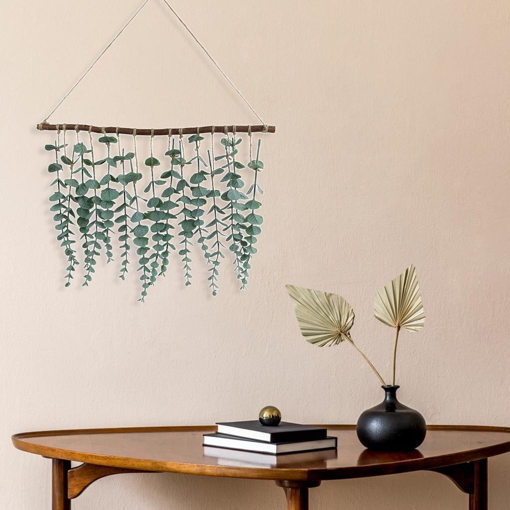 Eucalyptus Hanging Wall Decor, Artificial Eucalyptus Vines Greenery s ...
