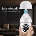 Light Bulb Camera WiFi Outdoor Indoor 1080p 360 Degree Panoramic Smart ...