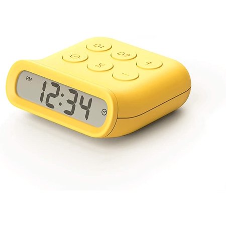 Mini Battery Alarm Clock，with Snooze Backlight Timer Features，Simple ...