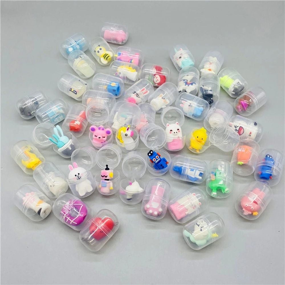 Birthday 10Pcs Gag Toys Vending Machine Party Favor Cartoon Capsules ...