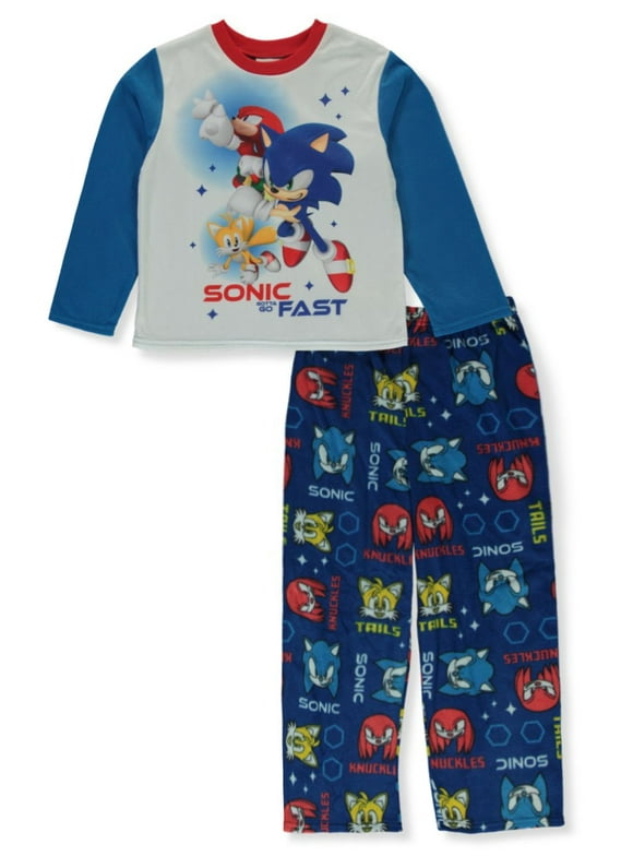 Sonic The Hedgehog Kids' Pajamas & Robes in Pajama Shop - Walmart.com