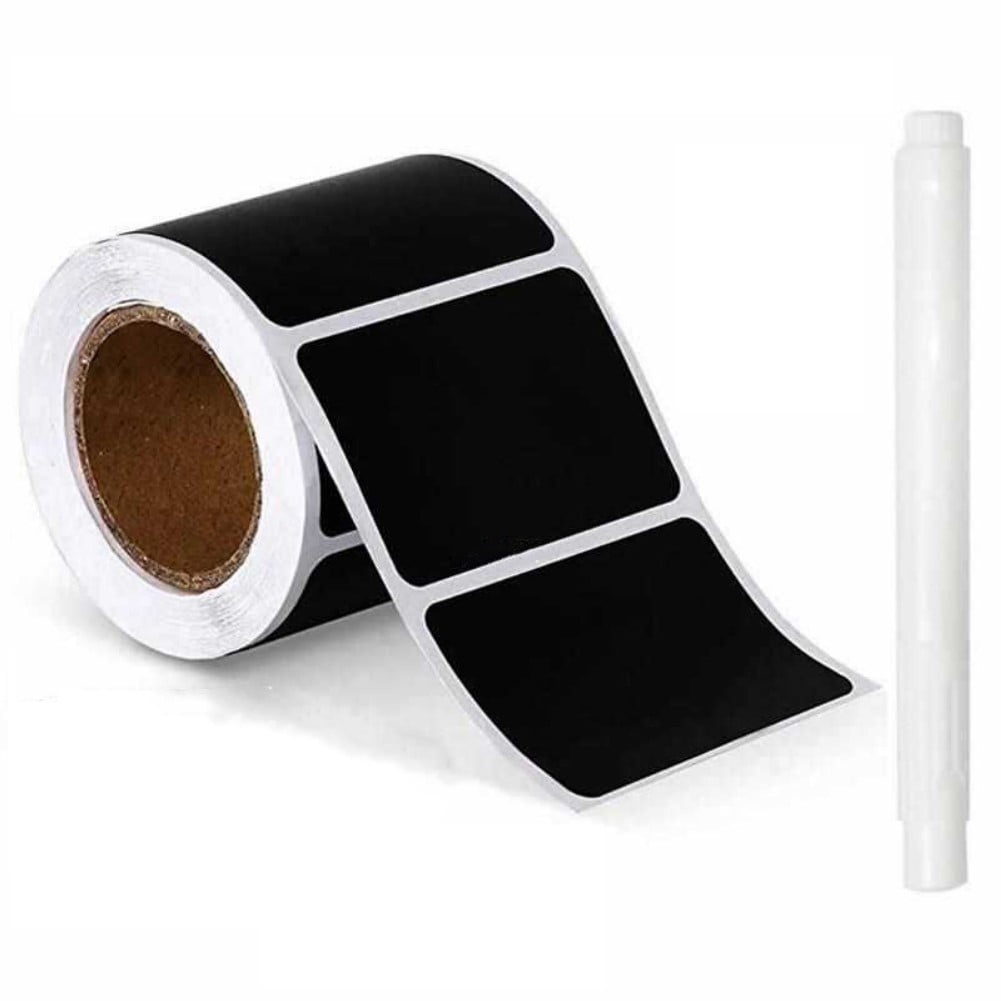 Gerich 150 Pcs Black Labels Stickers with Chalk Pen DIY for Kitchen ...