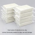 6-pound white natural air-dry clay; suitable for pottery wheel, hand ...