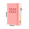 2025 Planner 2-Pack, Pink Hardcover Weekly and Monthly Schedule Book ...