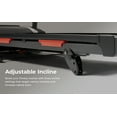 Sunny Health & Fitness Incline Foldable Treadmill w Shock Absorption w ...