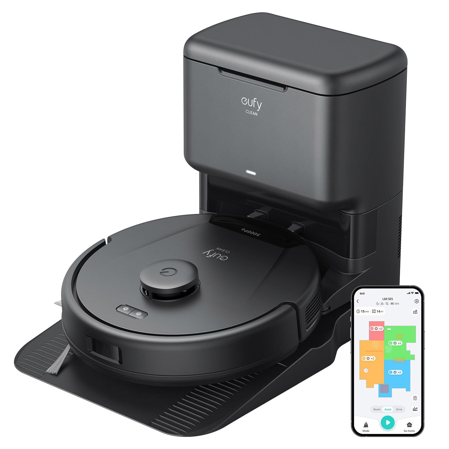 Robot Vacuum eufy L60 with Self Empty Station 2.5L Dust Bag - Walmart.ca