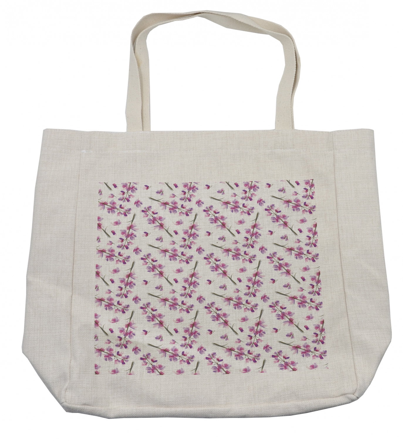 Purple Shopping Bag, Delphinium Floret Branches with Blooming Roots ...