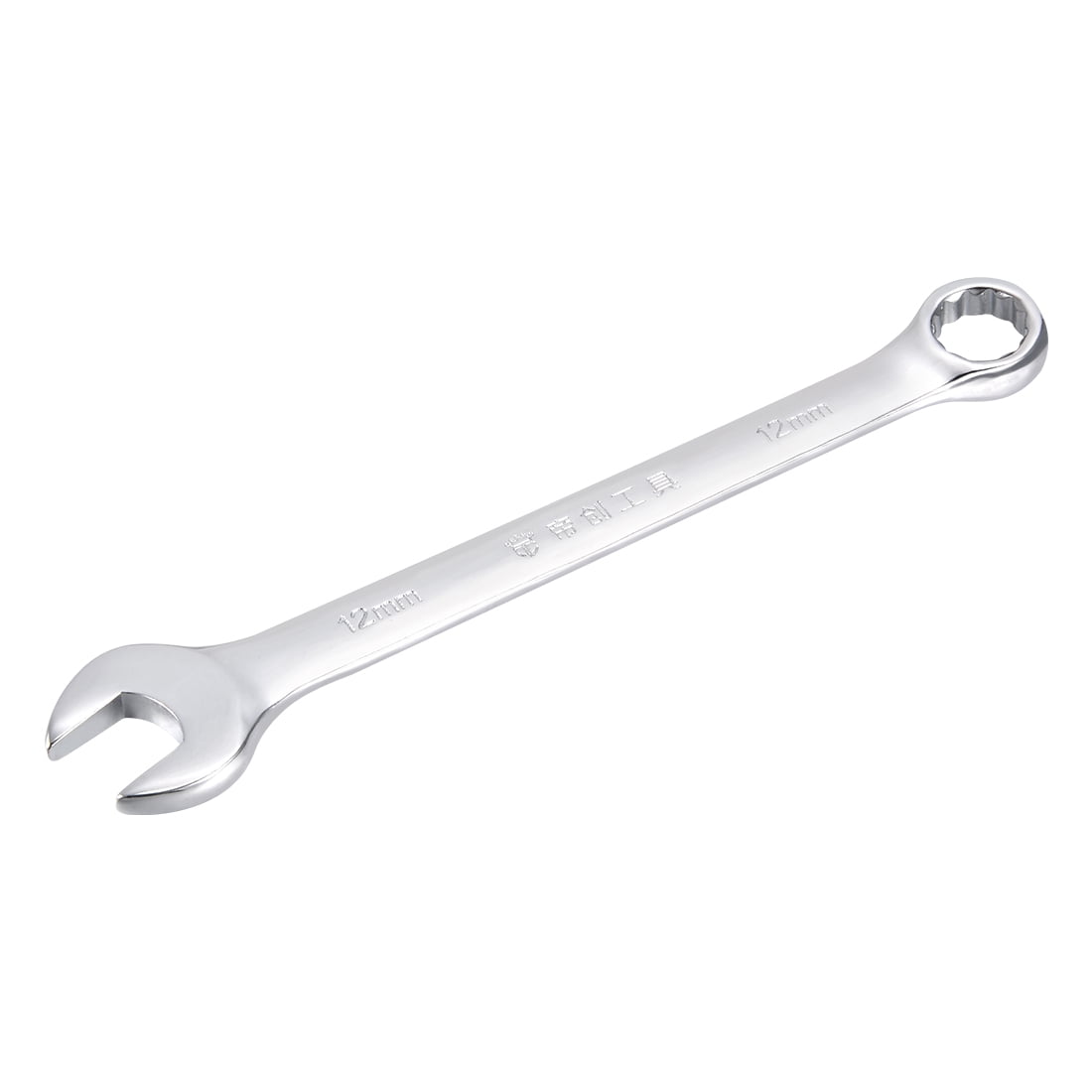 Metric 12mm 12-Point Box Open End Combination Wrench Chrome Finish, Cr ...