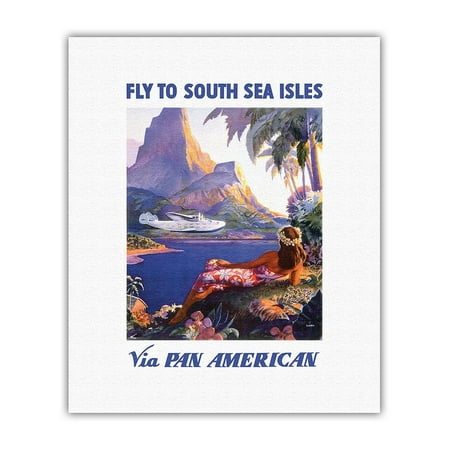 Fly to South Seas Isles via Pan American - Pan American Airways (PAA ...