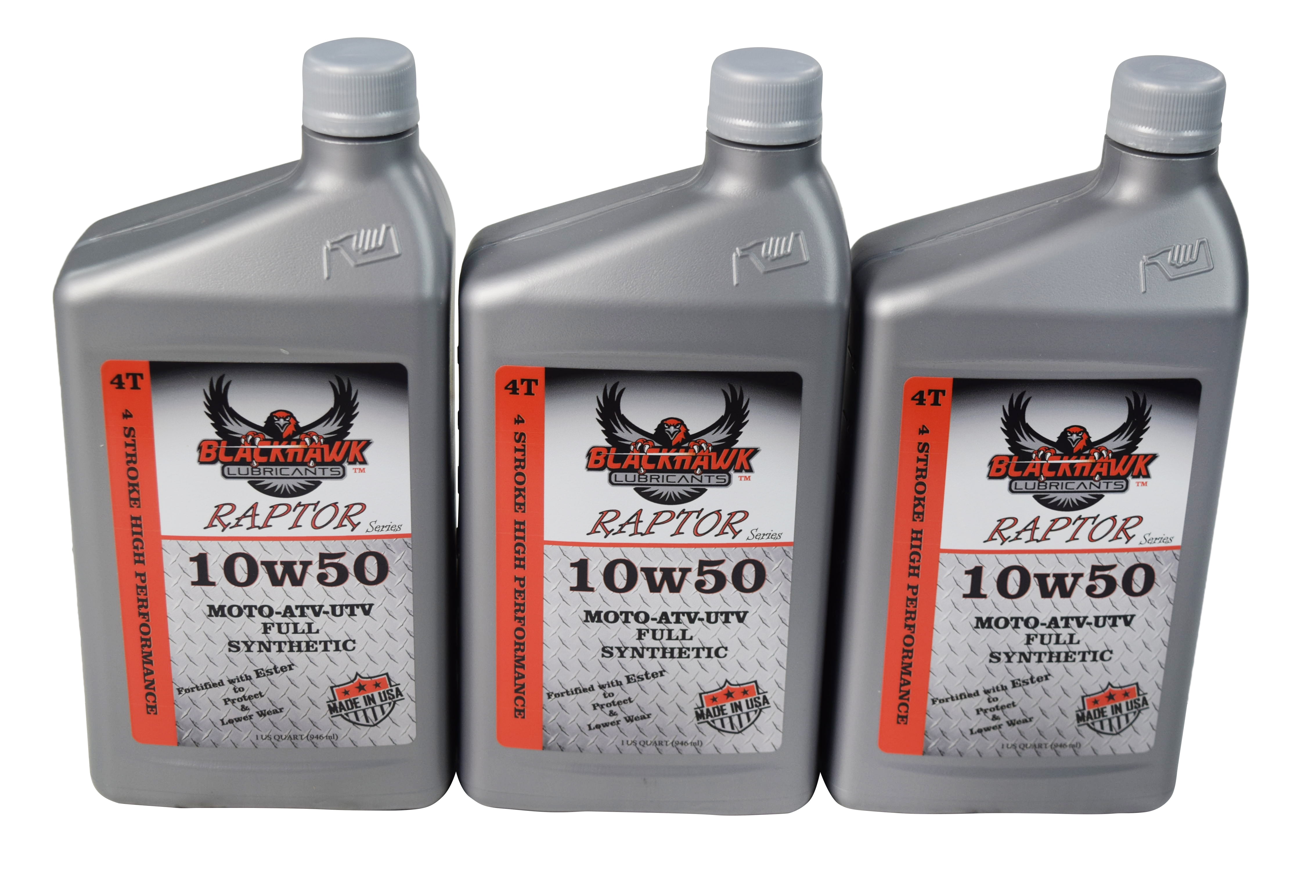 Blackhawk Lubricants Raptor 4T 10W50 Ester Full Synthetic Engine Oil 1 ...