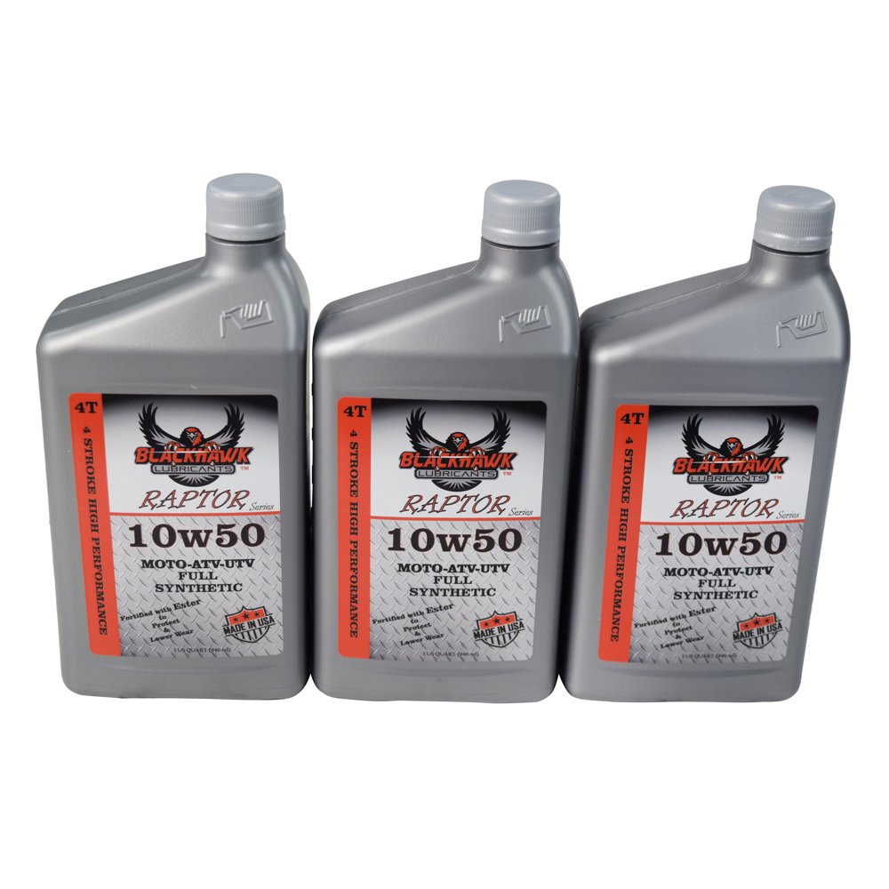 Blackhawk Lubricants Raptor 4T 10W50 Ester Full Synthetic Engine Oil 1 ...
