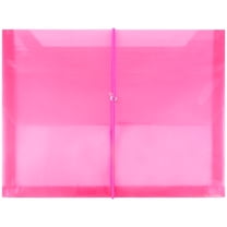 JAM Paper Plastic Expansion Envelopes, Hook & Loop Closure, #10 Booklet ...