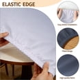 ARTSLION Elastic Tablecloth For Round Tables, Waterproof Tablecover For ...