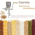 KLYJF Manual Cast Iron Grain Mill Grinder for Coffee, Flour, Corn ...