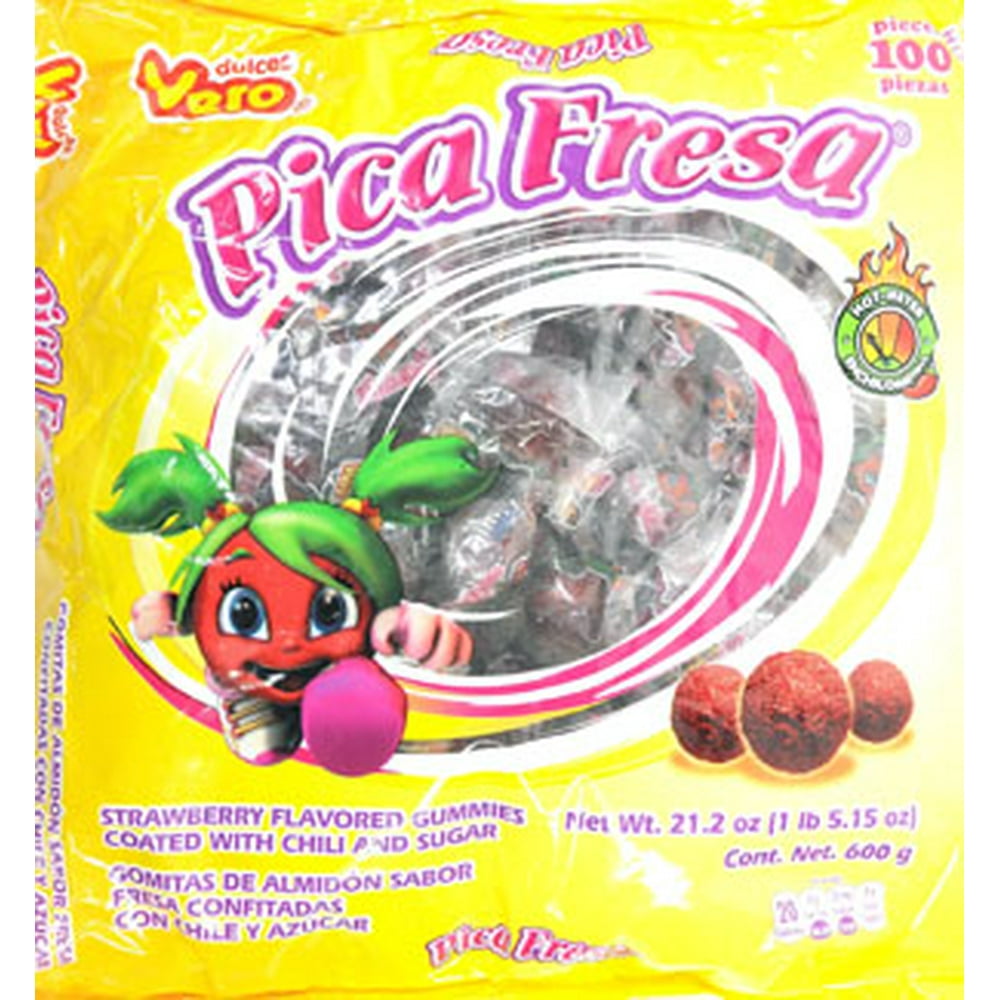 VERO PICA GOMAS FRESA 100CT - Walmart.com - Walmart.com