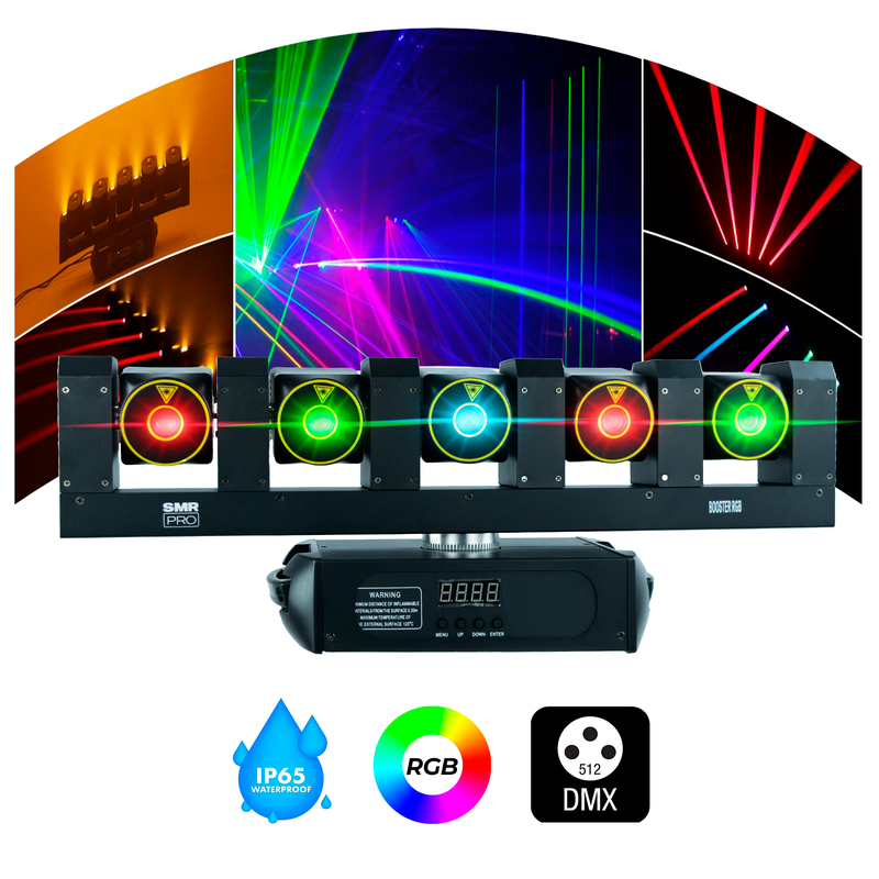 Barra Laser Rgb 500 Mw Y Led Ambar 5w Smr Pro Boster Dmx | Bodega ...