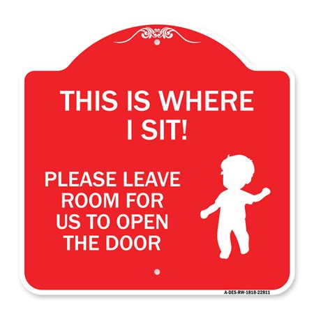 SignMission A-DES-RW-1818-22811 18 x 18 in. Designer Series Sign - This ...