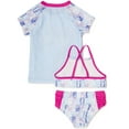 Disney Frozen Elsa and Anna Rash Guard Swimsuit Set, 5-Piece, Girls ...