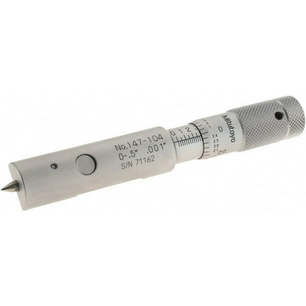 Mitutoyo 0 to 0.5 Inch Measurement Range, 0.001 Inch Graduation ...