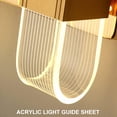 LED Wall Lamps & Sconces Indoor, Modern Acrylic Wall Lights for Bedroom ...