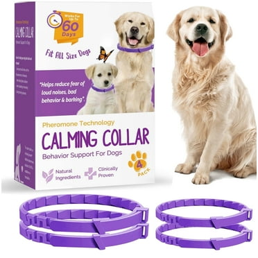 Calming Collar for Dogs 4 Packs Dog Relief Anxiety Stress Pheromone ...