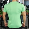 Antinious Men Solid Round Neck Short Sleeve Breathable Running Casual ...