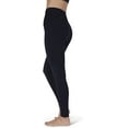 Rejuva Seamless Compression Leggings 15-20 mmHg Black Size S - Walmart.com