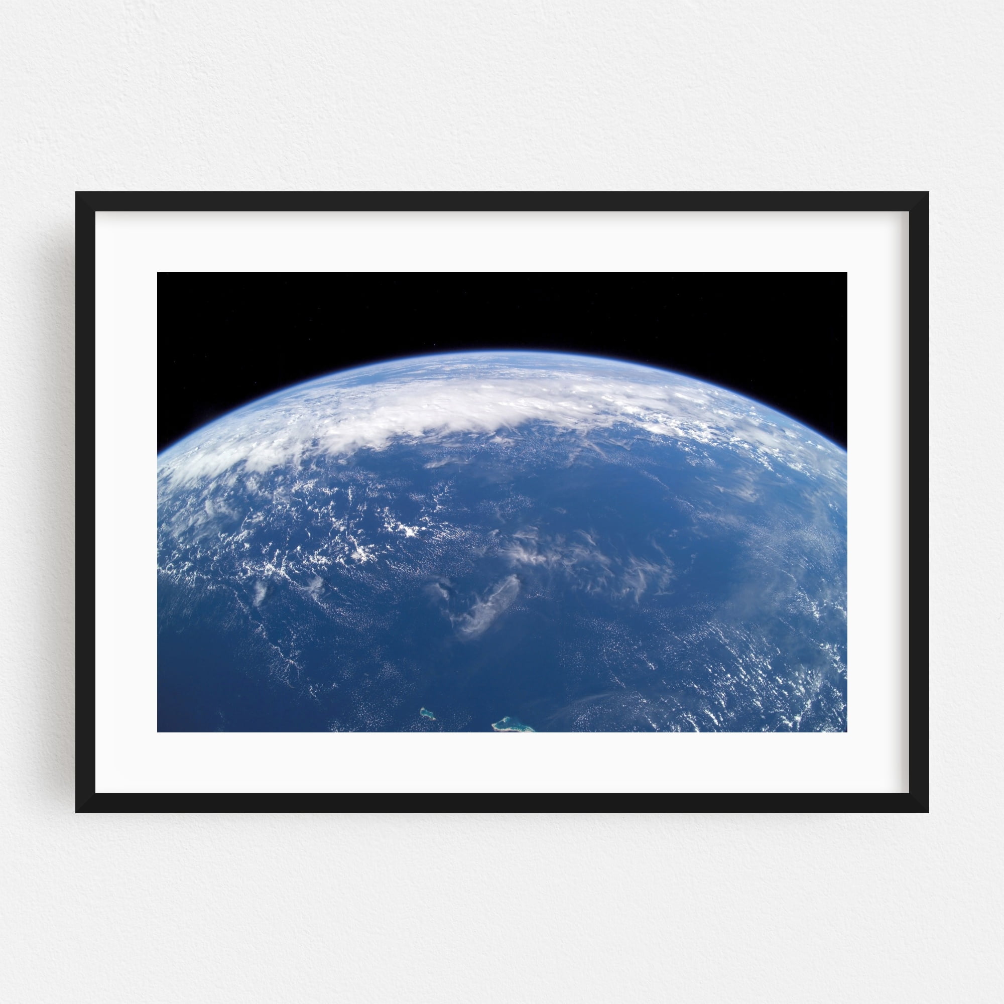 Gift for Dad 3 Panels Astronomy Print Earth from Space Poster Planet ...