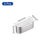 Uxcell 5Pcs Round Ended Feather Key, 6x6x16mm Stainless Steel ...