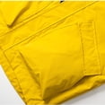 Cekizud Jackets for Men Solid Color Hooded Large Pockets Windproof ...
