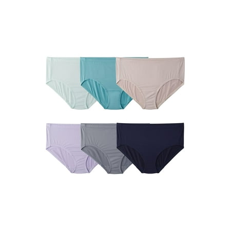 Fruit of the Loom Women's Breathable Underwear (Regular & Plus, Plus ...