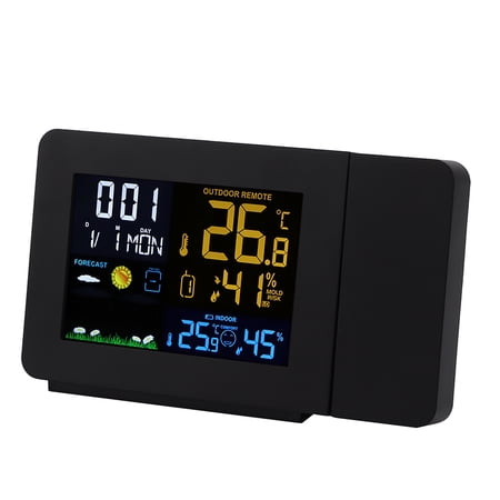 Projection Clock, Multifunction Desktop Temperature Waterproof ...