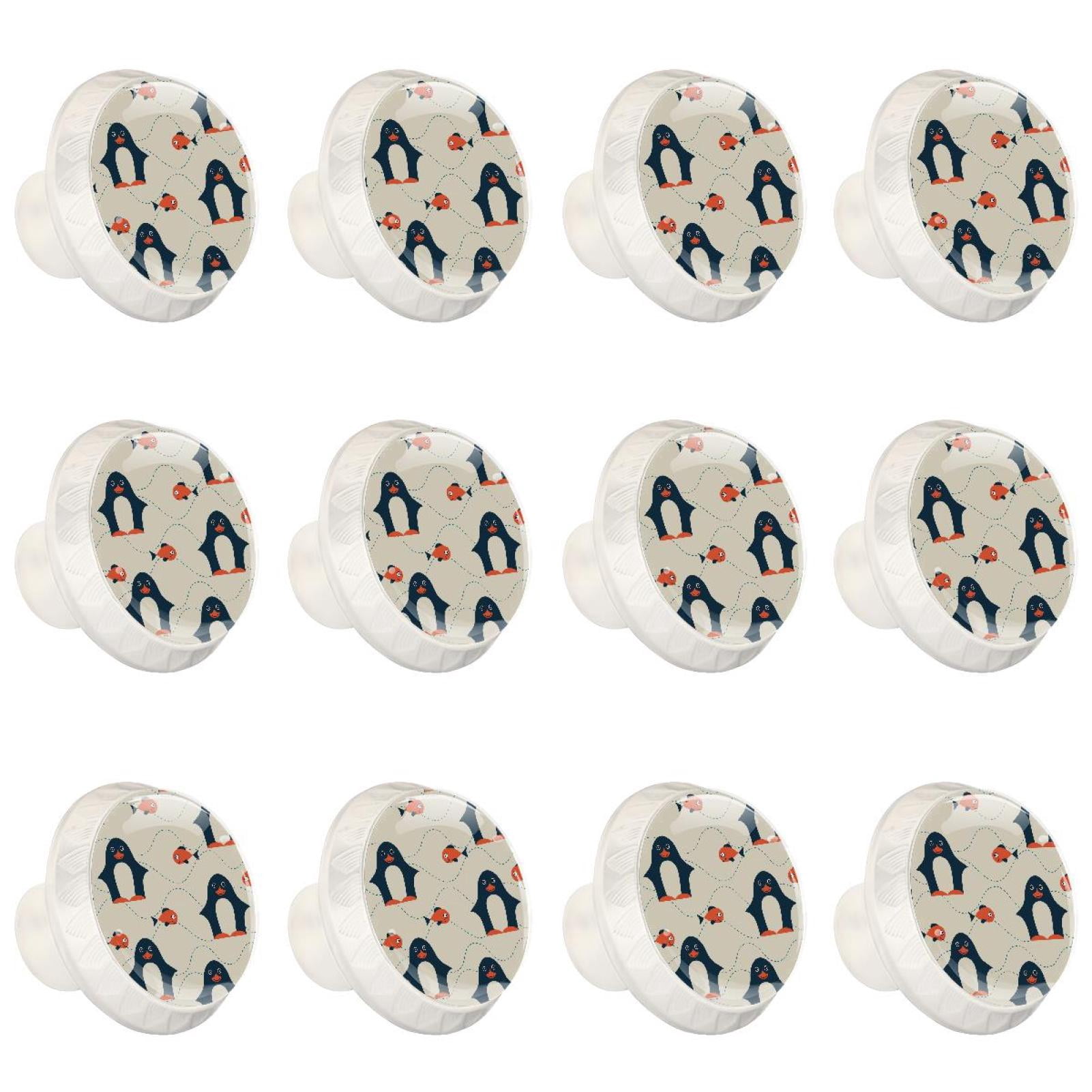 12 Pcs Penguin Knobs for Kitchen Cabinet Cupboard Dresser Bookcase ...