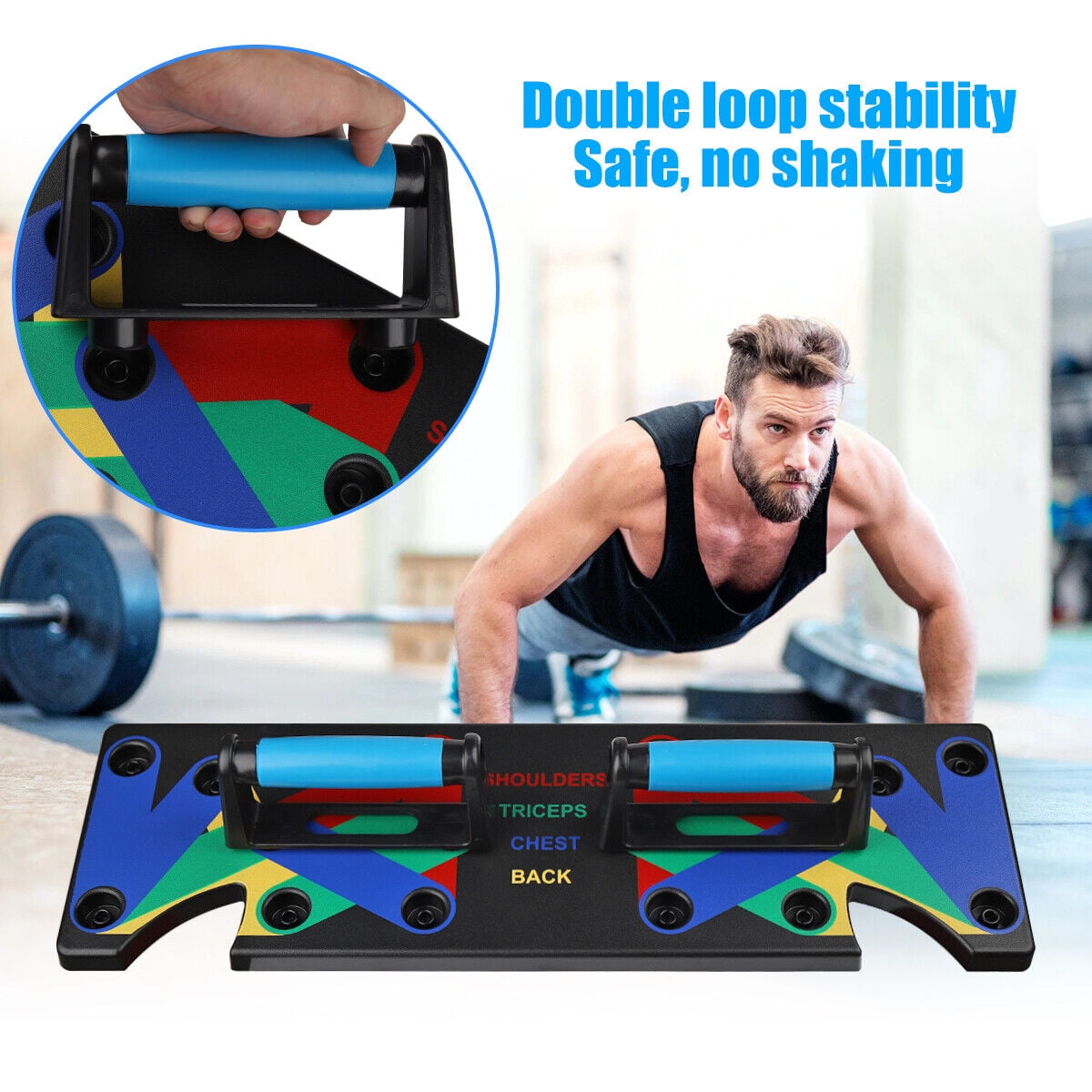 Buy ASKITO Push Up Board 9 in 1 Home Workout Equipment Pushup Bar ...