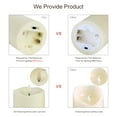 Flameless LED Candles, Battery Operated, Remote Control Timer, Set of 3 ...
