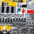 844Pcs Pins-Gears-Axles Set Compatible with mainbrands-Technical-Parts ...