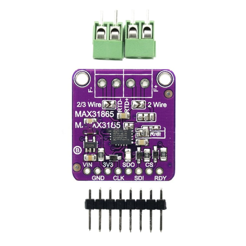 Max31865 Platinum Resistance Temp Detector Module Rtd Sensor Pt100 Pt1000 Walmart Canada