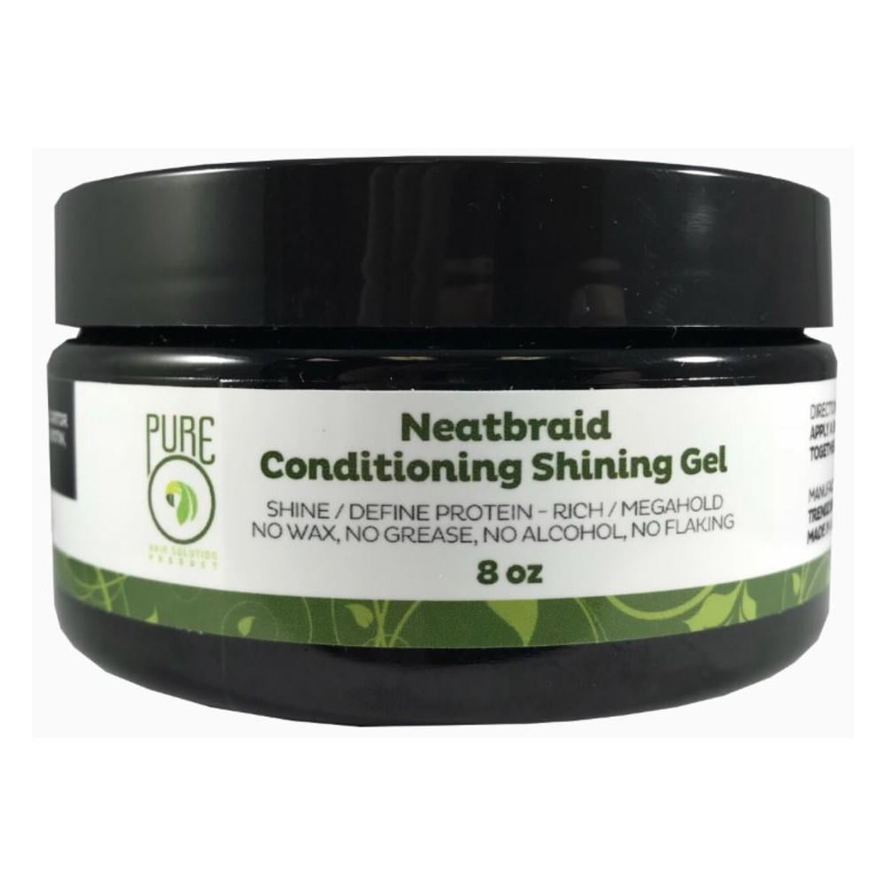 Pure O Neatbraid Conditioning Shining Gel 8 Oz.,Pack of 12 - Walmart.com
