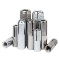 (20 pcs) 1/2"-13 Premium Zinc Plated Carbon Steel Drop in Anchors ...