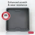 GoodCook PRO Nonstick Steel Square Pan, 9", Gray - Walmart.com