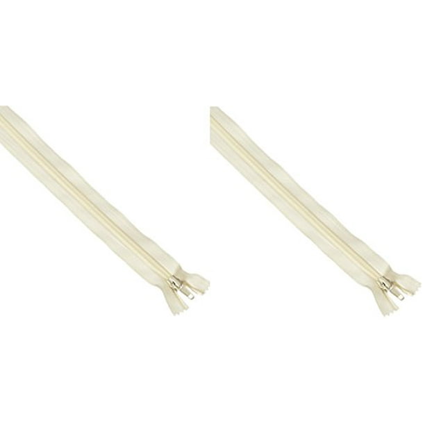 Dritz 44237 Nylon Upholstery Zipper, Cream, 72-Inch (2 Pack) - Walmart.com