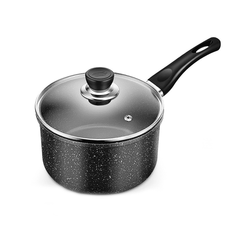 Click here for Unbranded 18cm Non-Stick Maifan Stone Saucepan Wit... prices