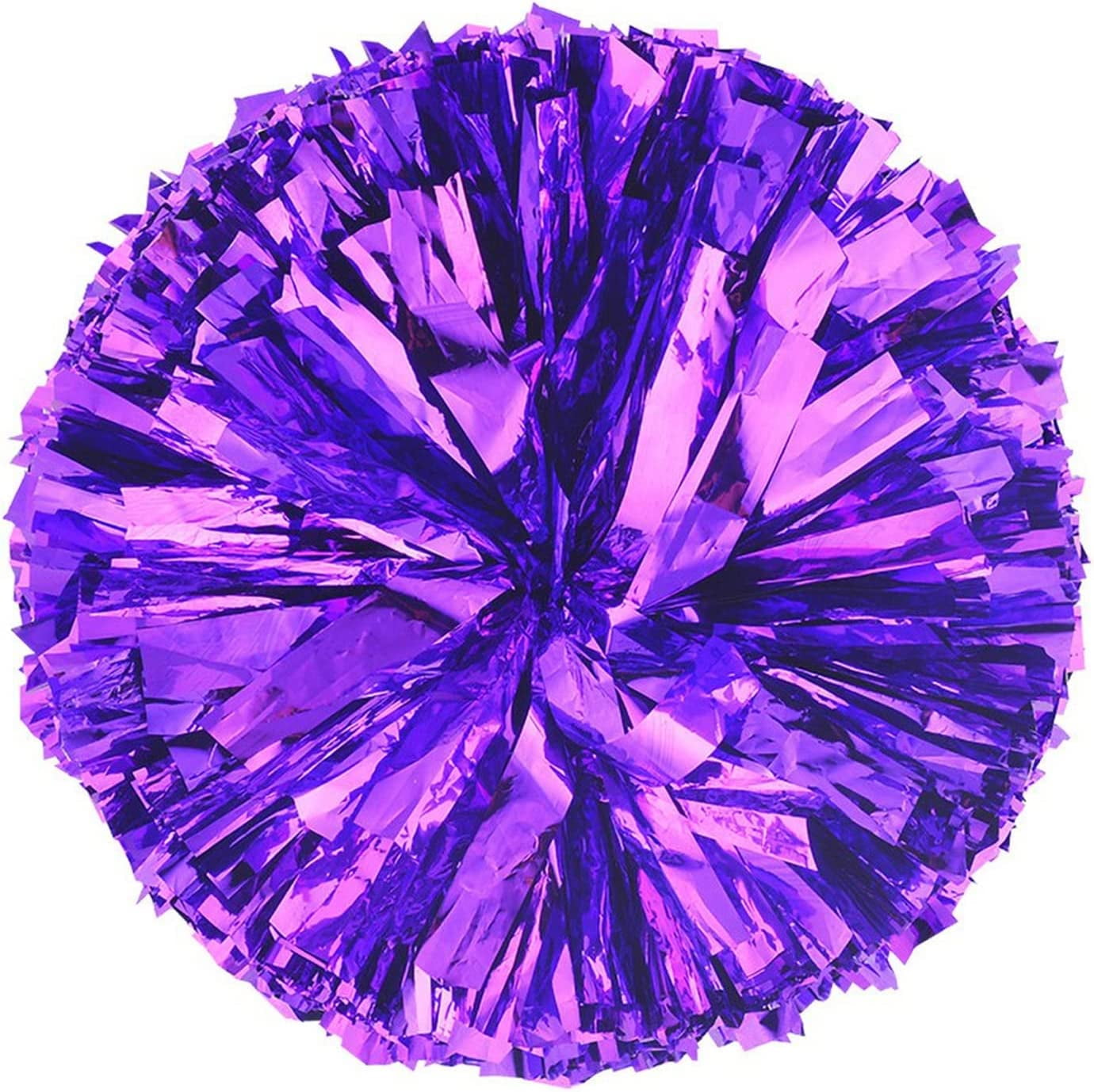 XXMU 2 Pack Cheerleader Pom Poms Sports Dance Cheer Plastic Pom Poms ...