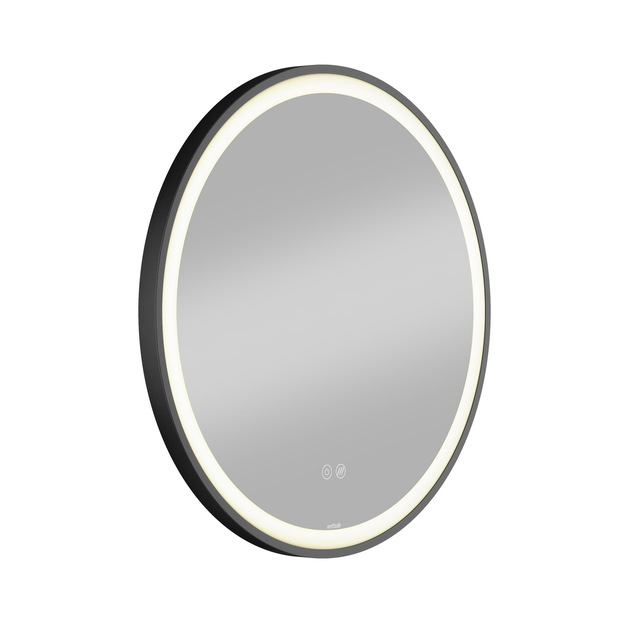 Click here for Artika Round Led Bathroom Mirror - 24in Dimmable V... prices