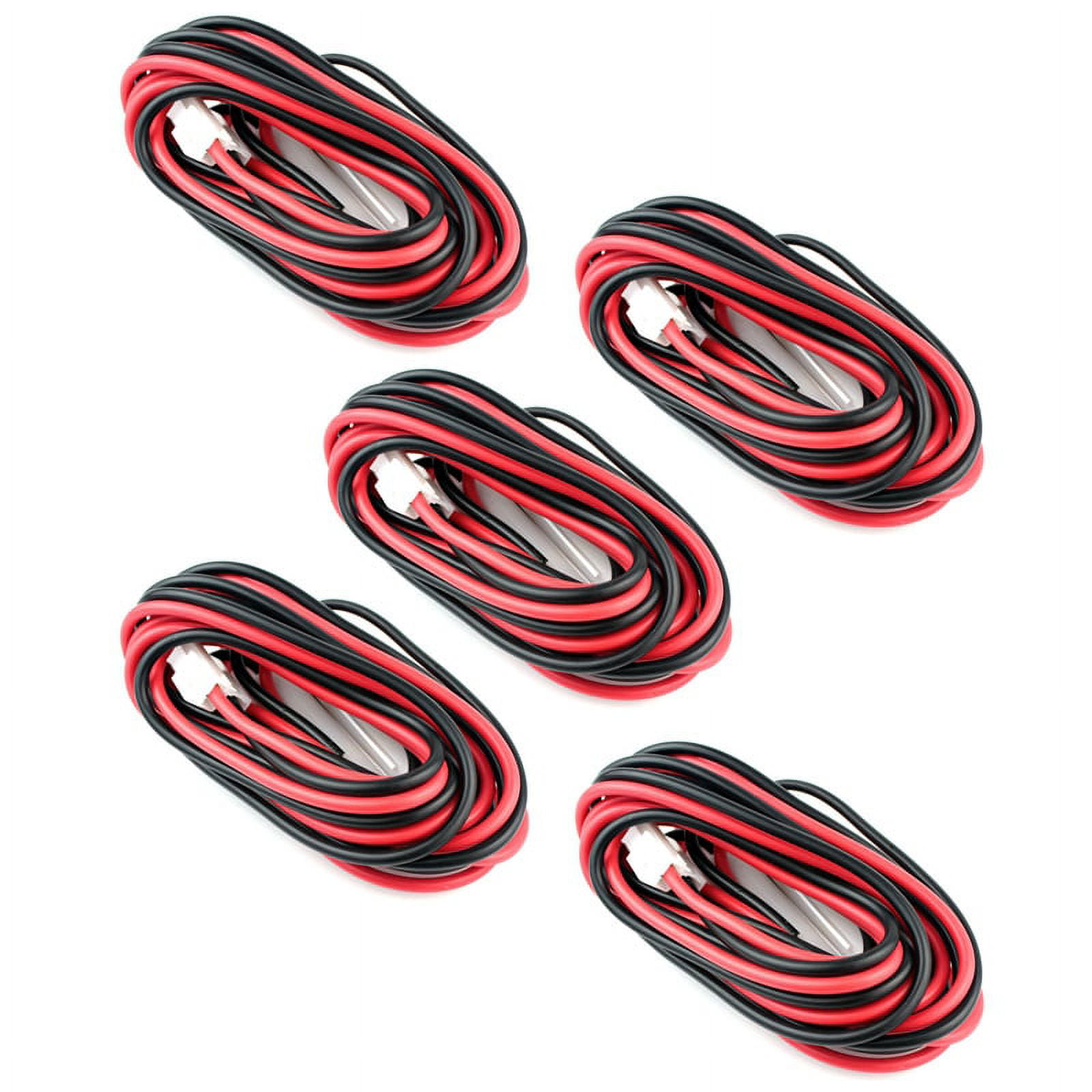 5X Cable de Corriente Continua Cable para Radio Movil ICOM TK-760/768 ...