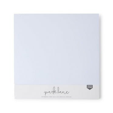 White Cardstock 12x12-24 Sheets Cardstock Paper, Goefun 80lb White Card ...
